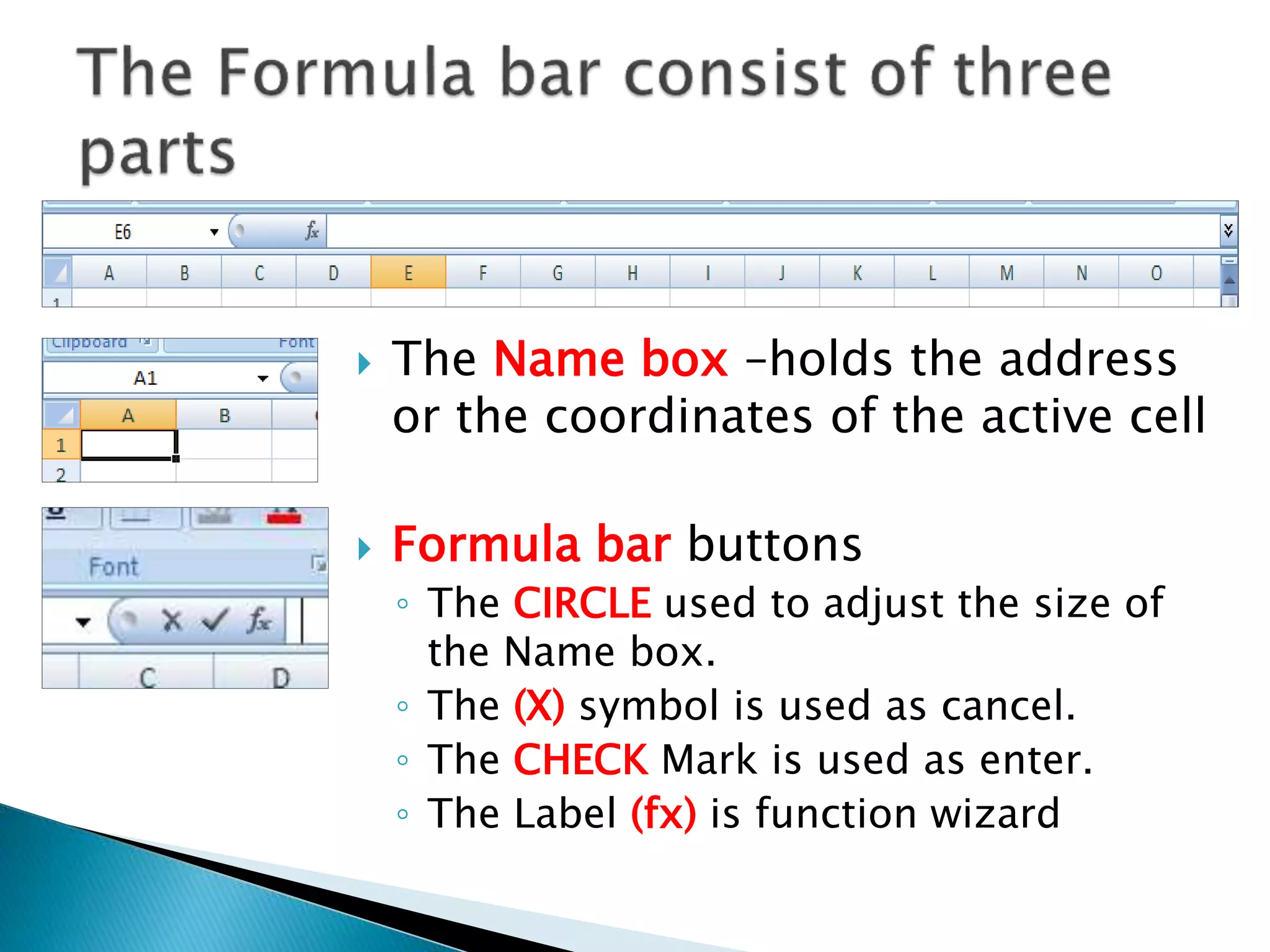Chapter 1 lesson 2 MS Excel and its Interface | PPTX