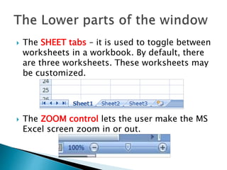 Chapter 1 lesson 2 MS Excel and its Interface | PPTX