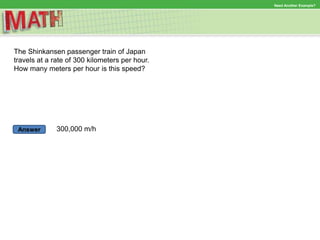 (7) Lesson 1.3 - Convert Unit Rates | PPT