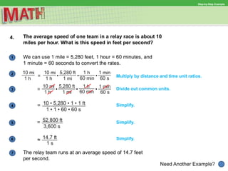 (7) Lesson 1.3 - Convert Unit Rates | PPT