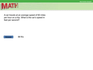 (7) Lesson 1.3 - Convert Unit Rates | PPT