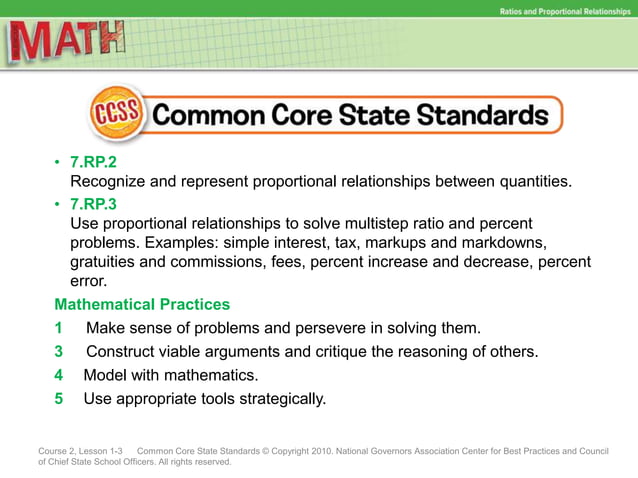 (7) Lesson 1.3 - Convert Unit Rates | PPT