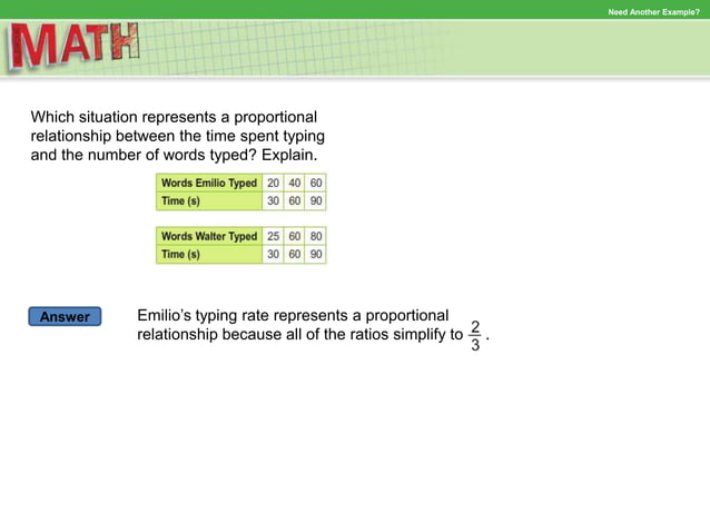 (7) Lesson 1.4 - Proportional and Nonproportional Relationships | PPTX