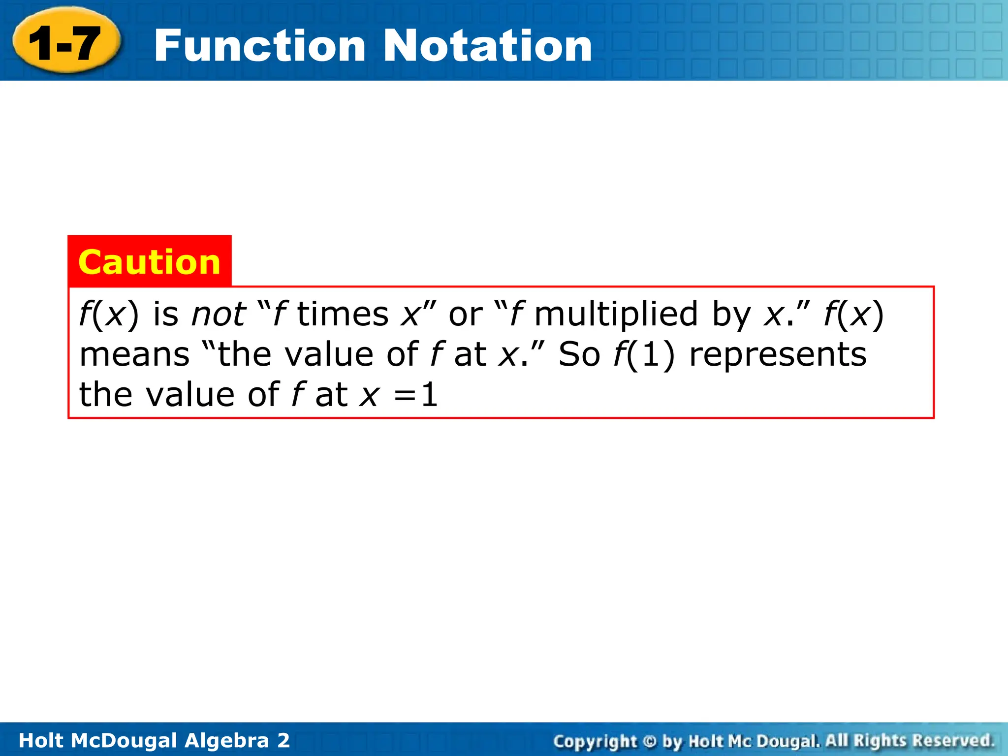 Chapter 1 Lesson 7.ppt mathematics modern | PPT