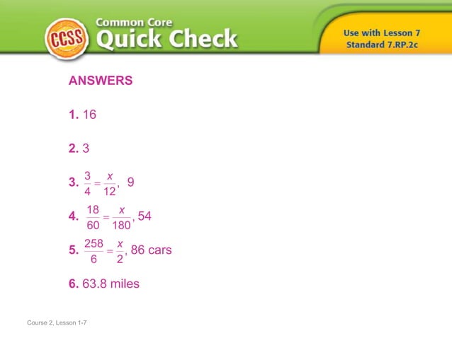 (7) Lesson 1.7 - Constant Rate of Change | PPTX | Physics | Science