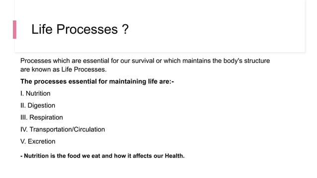Chapter 1 Life processes (Class X) Usacademy.in | Digestive Disorders ...
