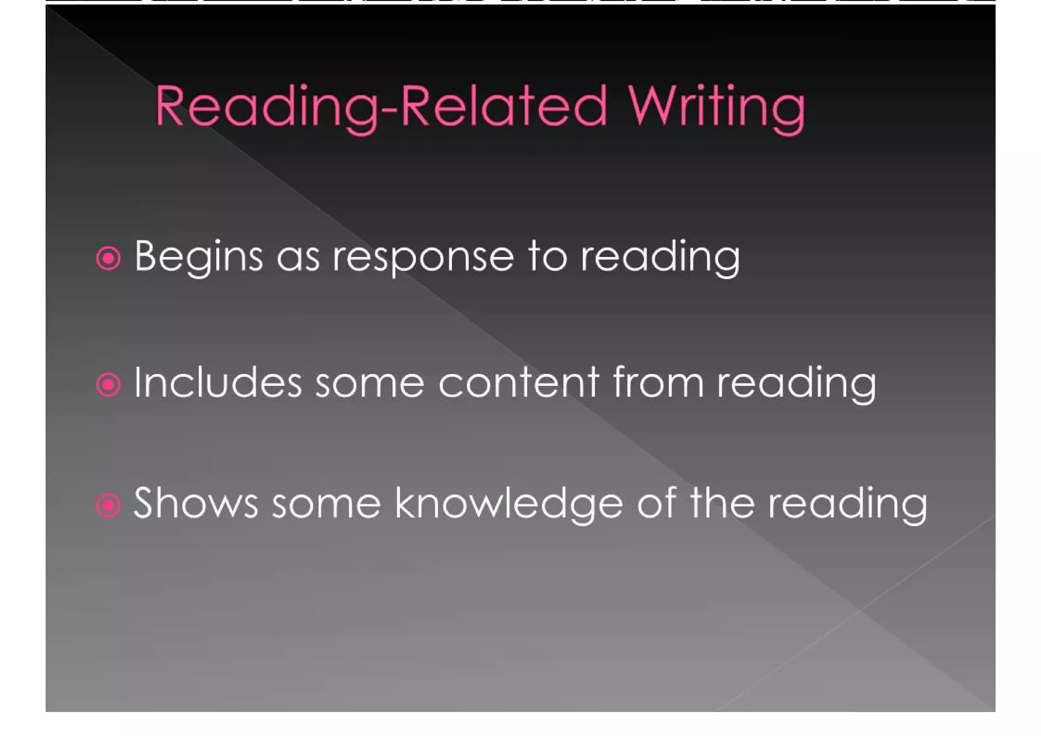 Chapter 1 Linking Reading And Writing | PDF