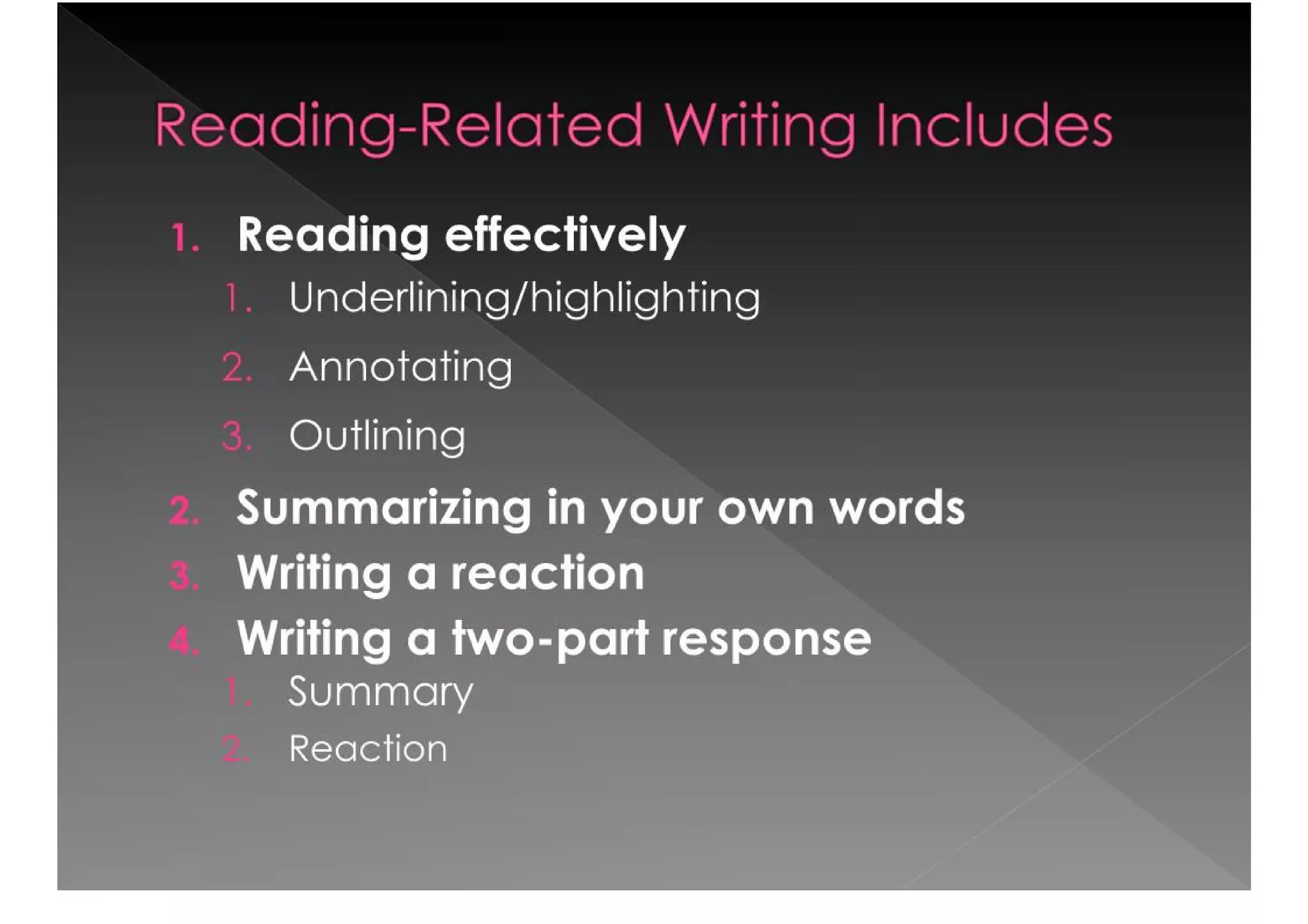 Chapter 1 Linking Reading And Writing | PDF