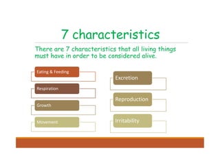 Chapter 1 living things | PDF