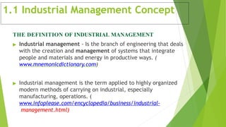 CHAPTER 1.0 : MANAGEMENT CONCEPTS Learning Outcomes 2: THE ORGANIZATION ...