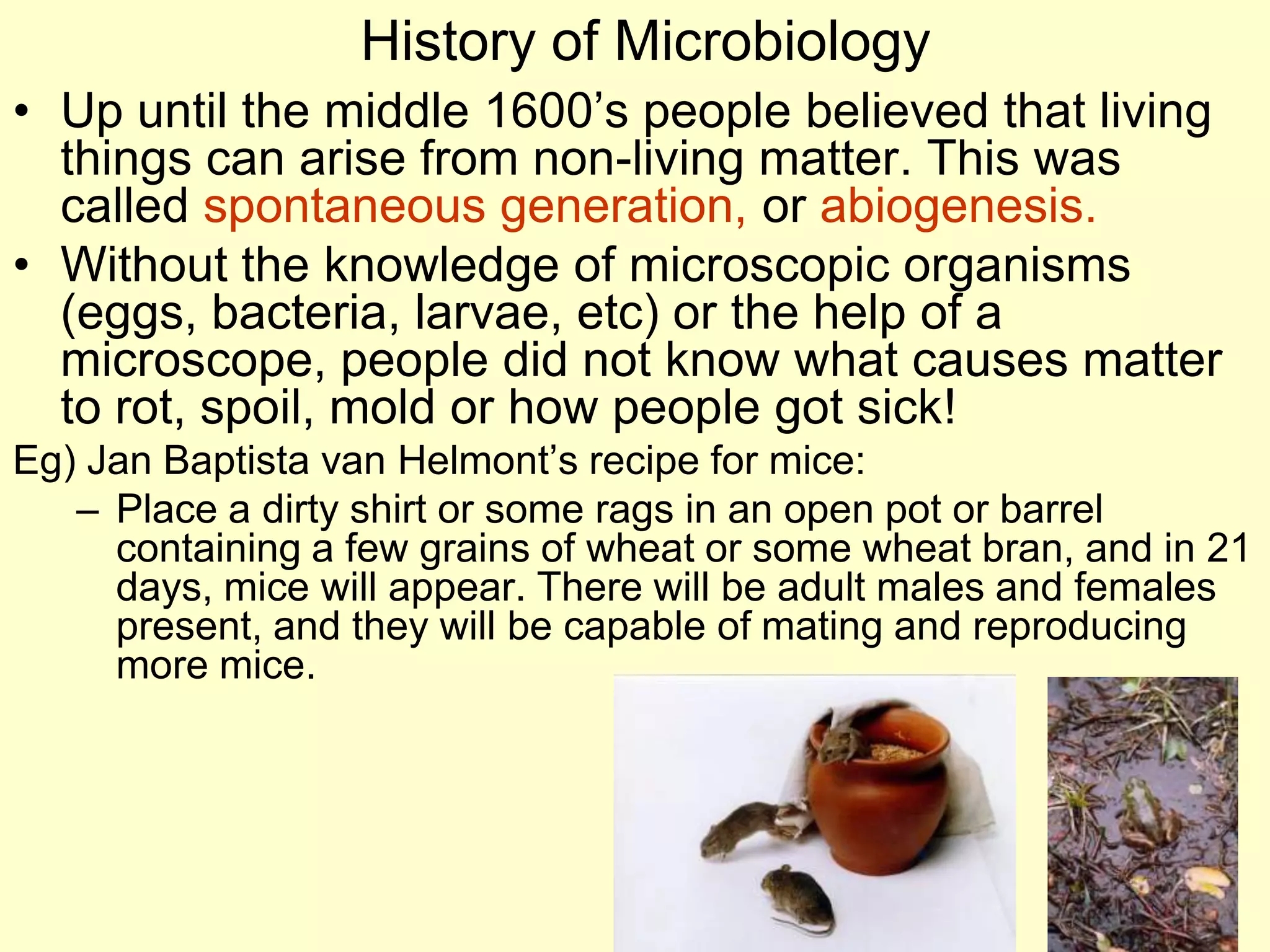 Chapter 1 main themes in microbiology | PPT