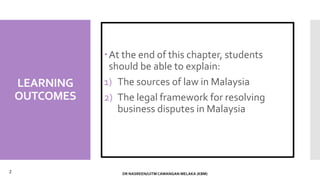 CHAPTER 1 MALAYSIAN LEGAL SYSTEM.pdf BUS | PDF