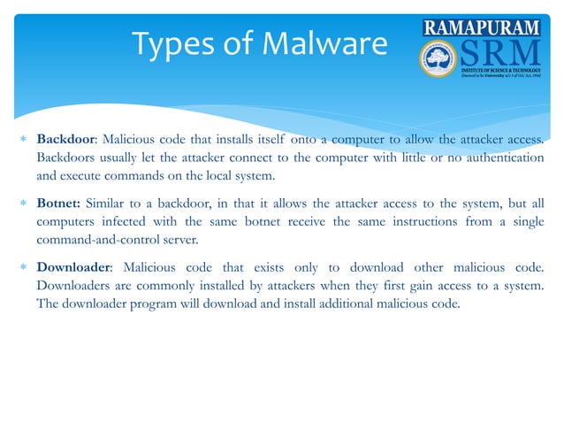 CHAPTER 1 MALWARE ANALYSIS PRIMER.pdf | Operating Systems | Computer ...