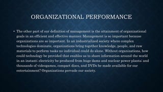 Chapter 1 management and manager | PPTX