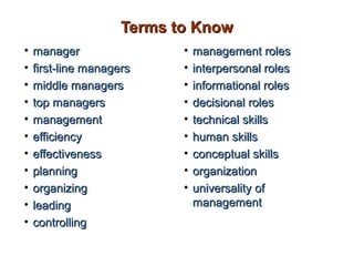 Chapter 1 management btz | PPT