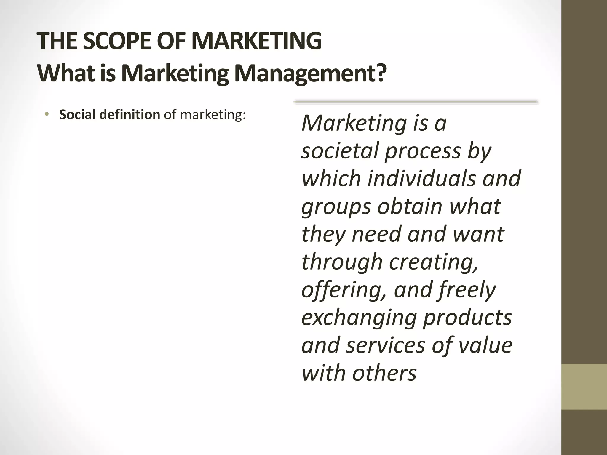 Chapter 1 Marketing Management Pptx