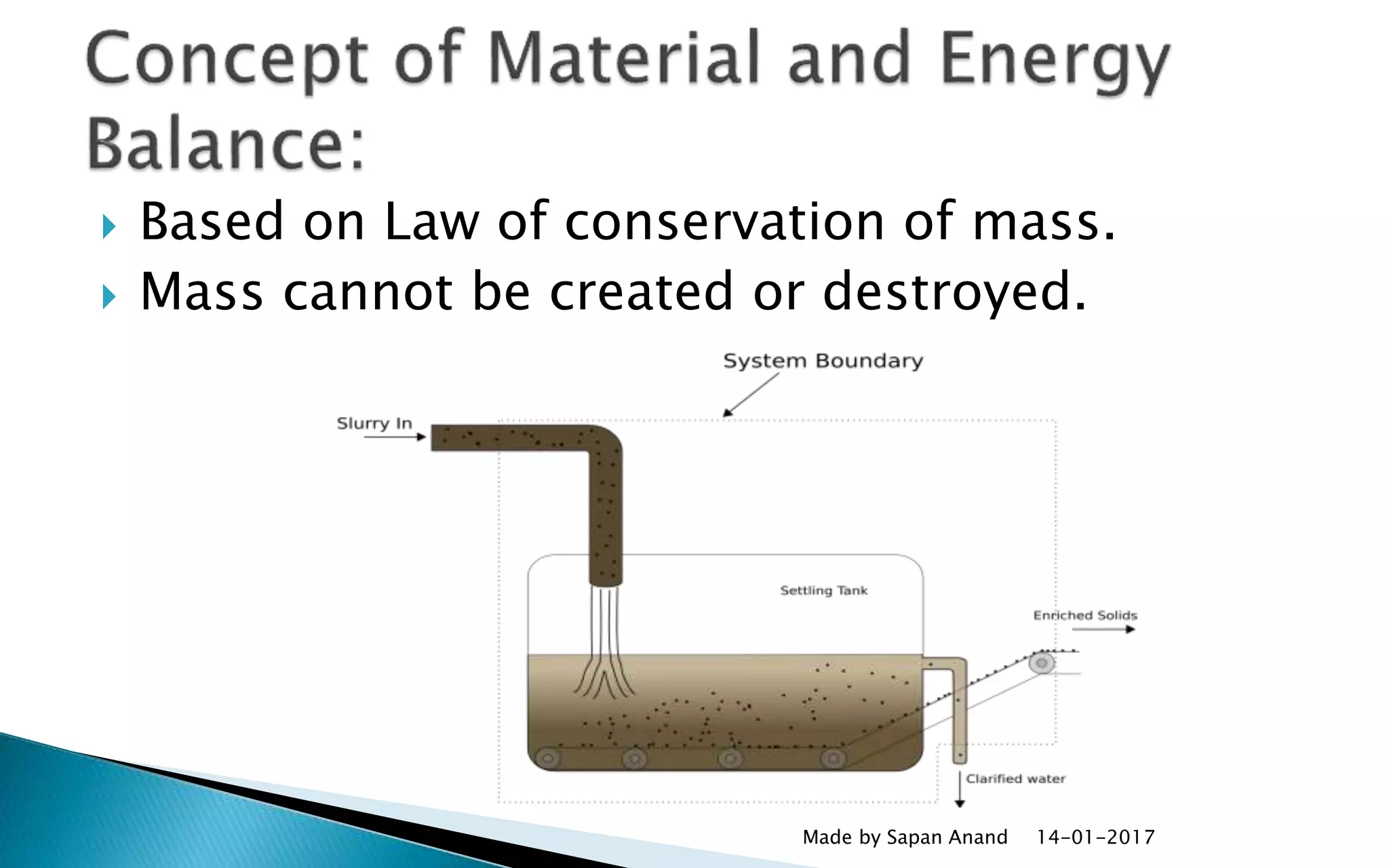 Chapter 1 mass balance series of lecture of bioprocess engineering | PPTX