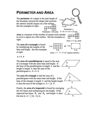 Chapter 1 math notes | PDF
