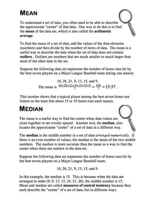 Chapter 1 math notes | PDF