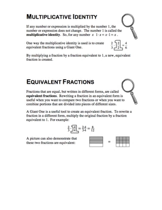 Chapter 1 math notes | PDF