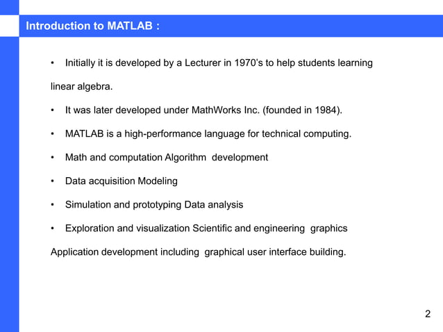 Chapter 1 matlab demo | PPT