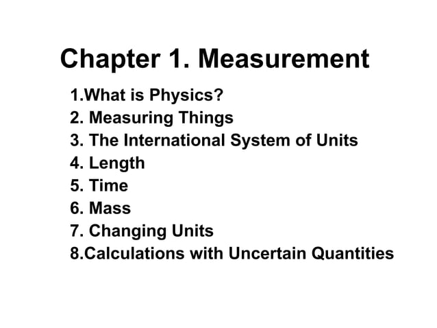 Cambridge chapter_1 - Measurement IGCSE.ppt | Physics | Science