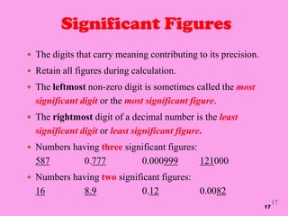Chapter 1 measurements | PPTX