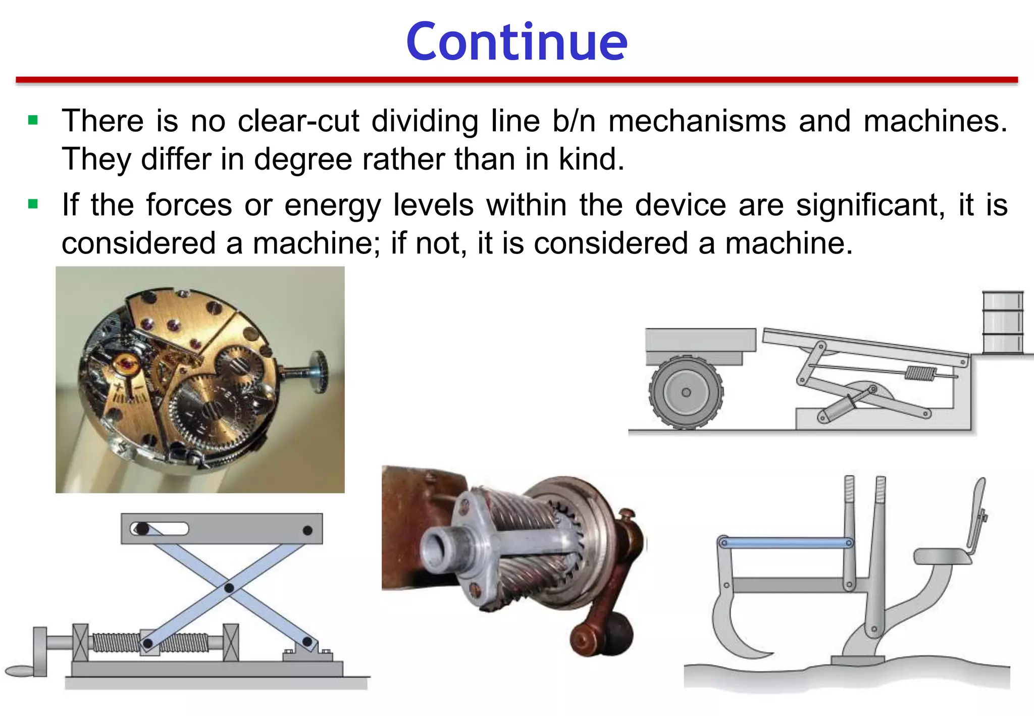Chapter 1 Introduction to Mechanisms of Machinery | PPTX