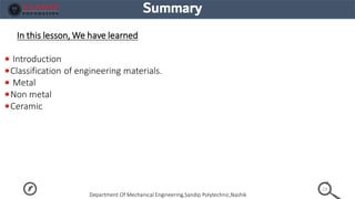 Chapter 1 Mechanical Engineering Materials( 22343) | PDF