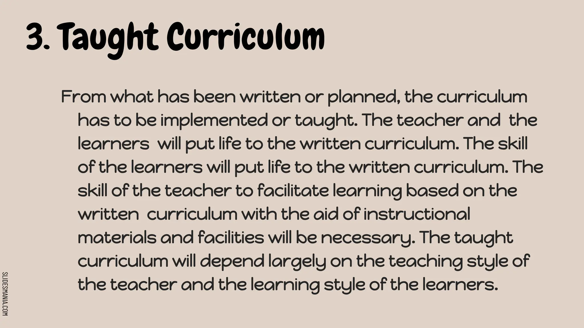 the teacher and the school curriculum... | PPTX