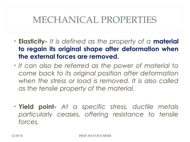 Chapter 1 INTRODUCTION TO MATERIAL SCIENCE AND METALLURGY | PPT | Chemistry | Science