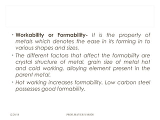 Chapter 1 INTRODUCTION TO MATERIAL SCIENCE AND METALLURGY | PPT