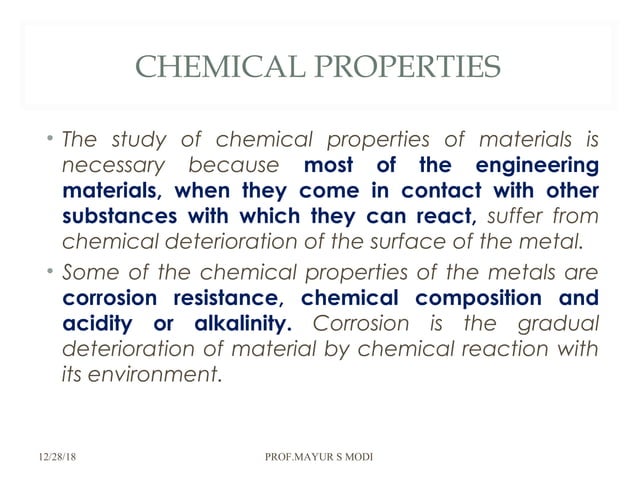 Chapter 1 INTRODUCTION TO MATERIAL SCIENCE AND METALLURGY | PPT | Chemistry | Science
