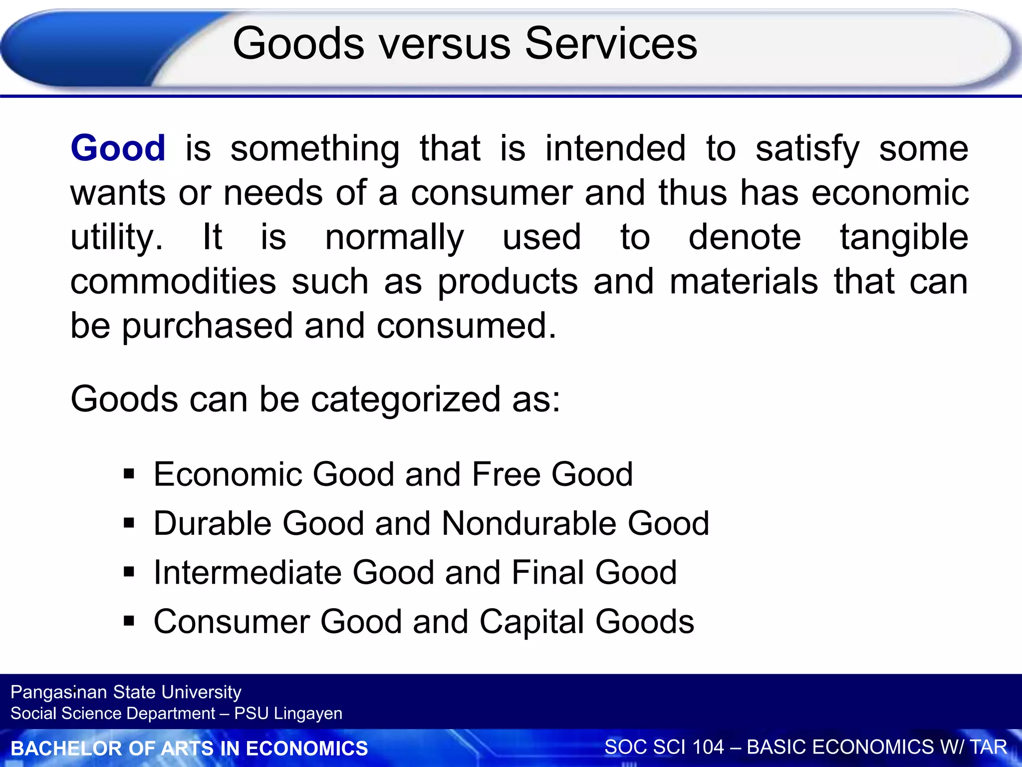 Nature and Scope of Economics | PPTX