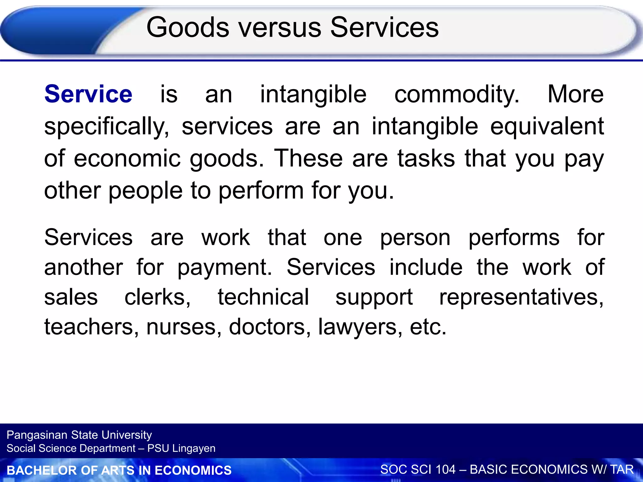Nature and Scope of Economics | PPTX