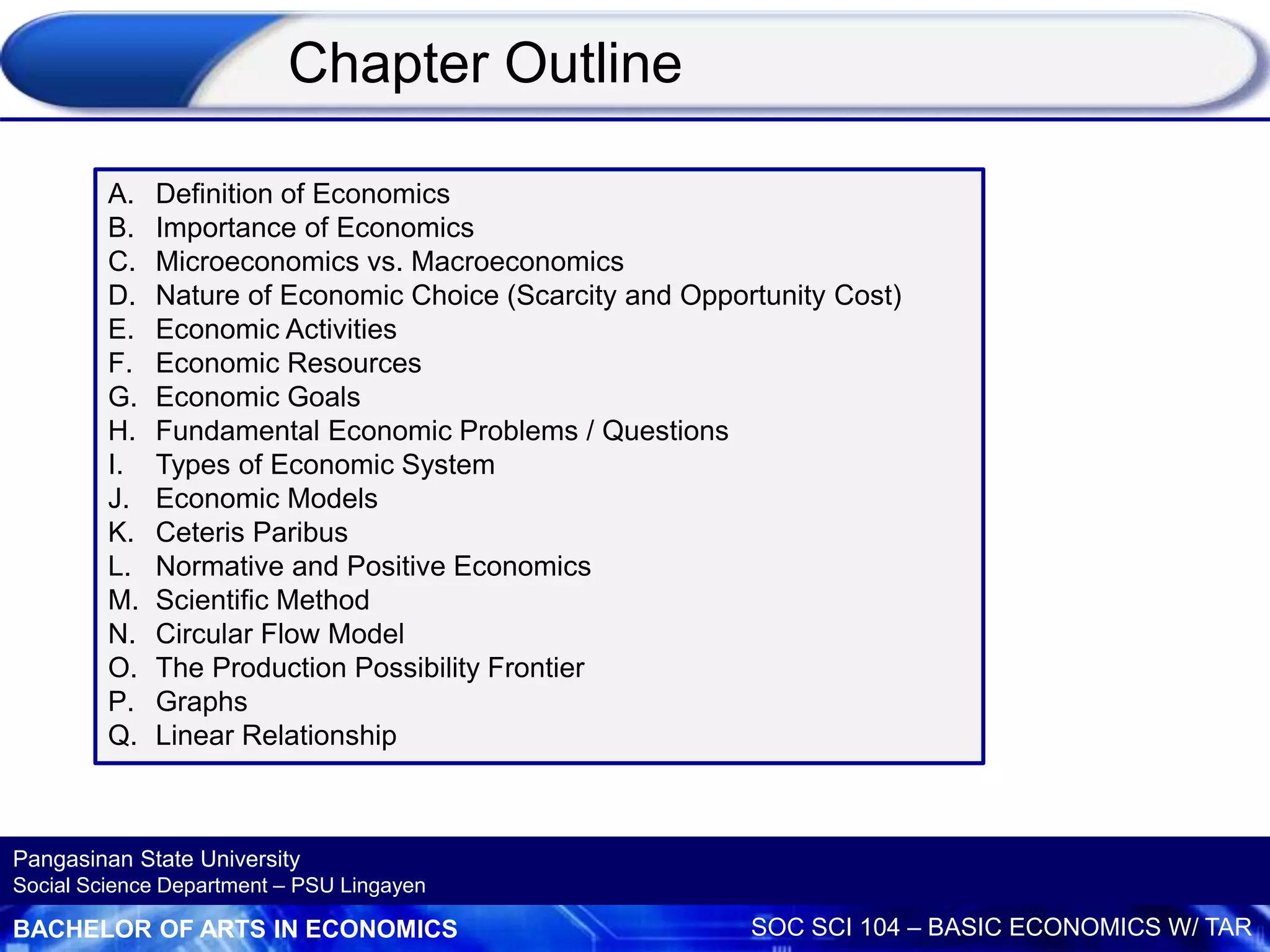 Nature and Scope of Economics | PPTX