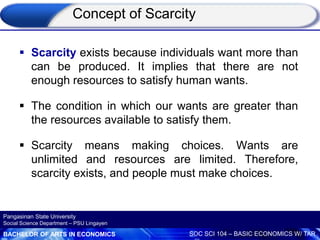 Nature and Scope of Economics | PPTX
