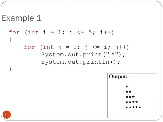 Chapter 1 Nested Control Structures | PPT