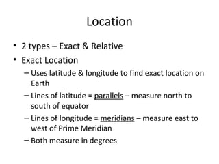 7th Grade Social Studies Chapter 1 notes Using Geography Skills | PPT