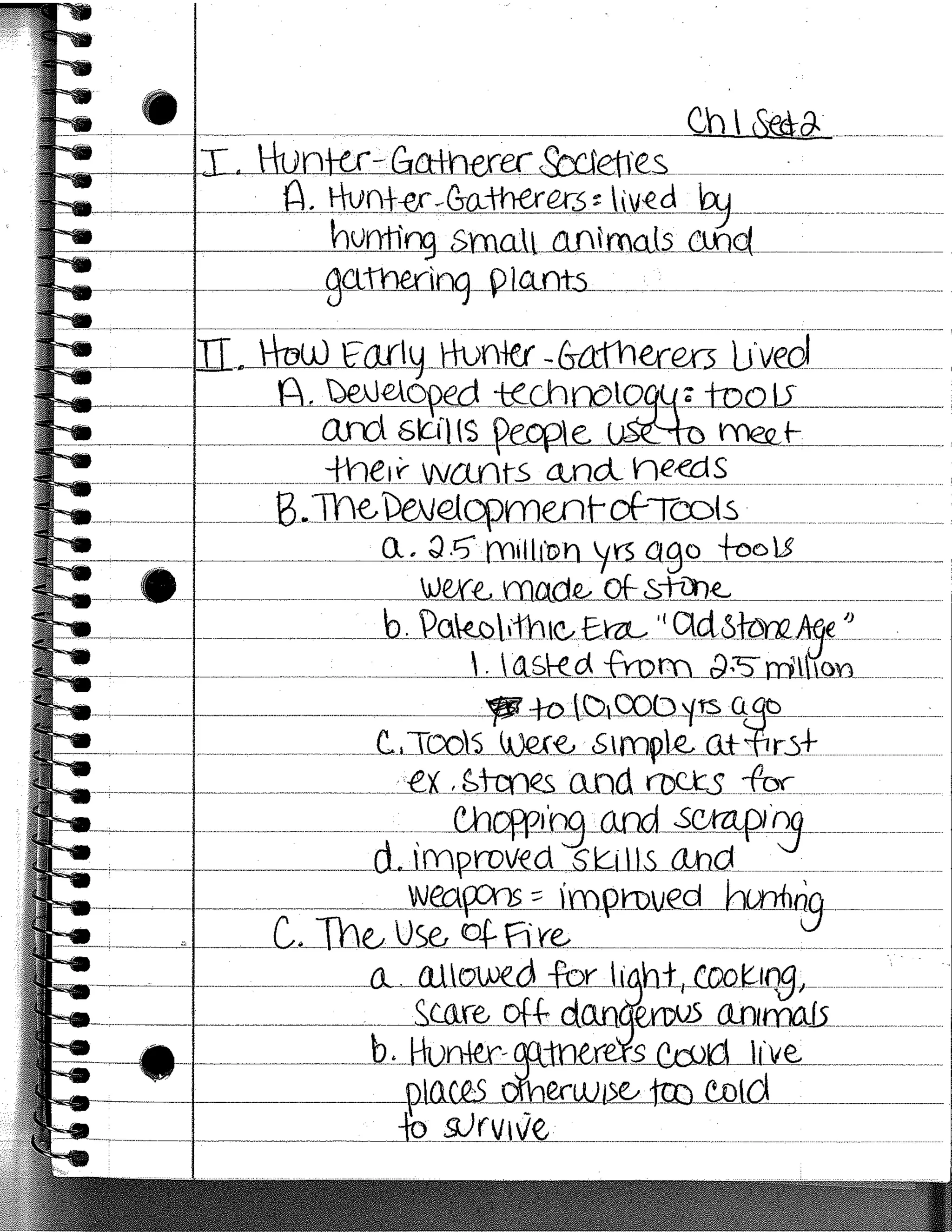 Chapter 1 Notes: Early Humans | PDF | Free Download