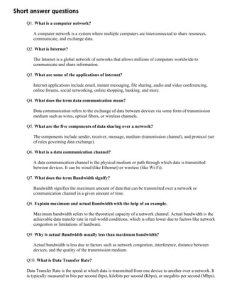 Chapter 1 Notes, MCQs and QA (Computer Network).pdf