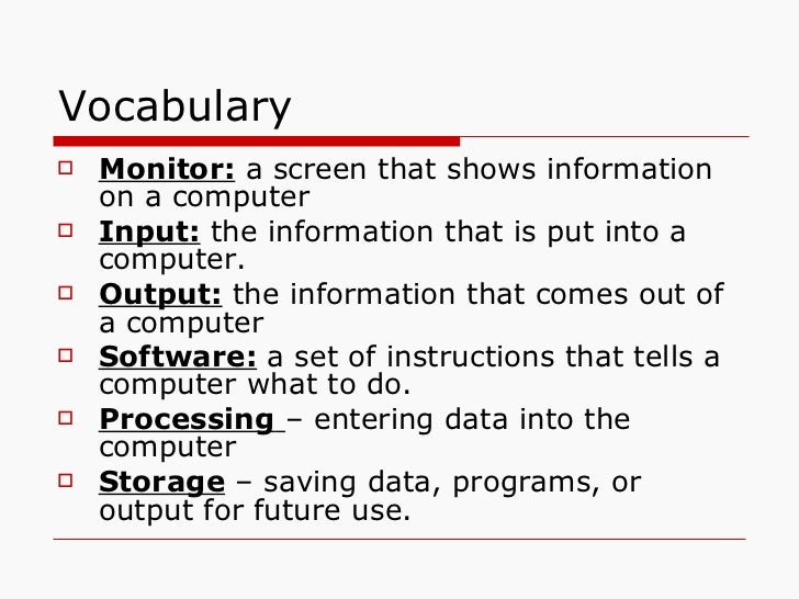 Chapter 1 notes vocab