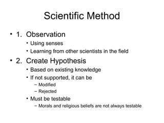 Bio 100 Chapter 1 | PPT | Gardening | Home & Garden