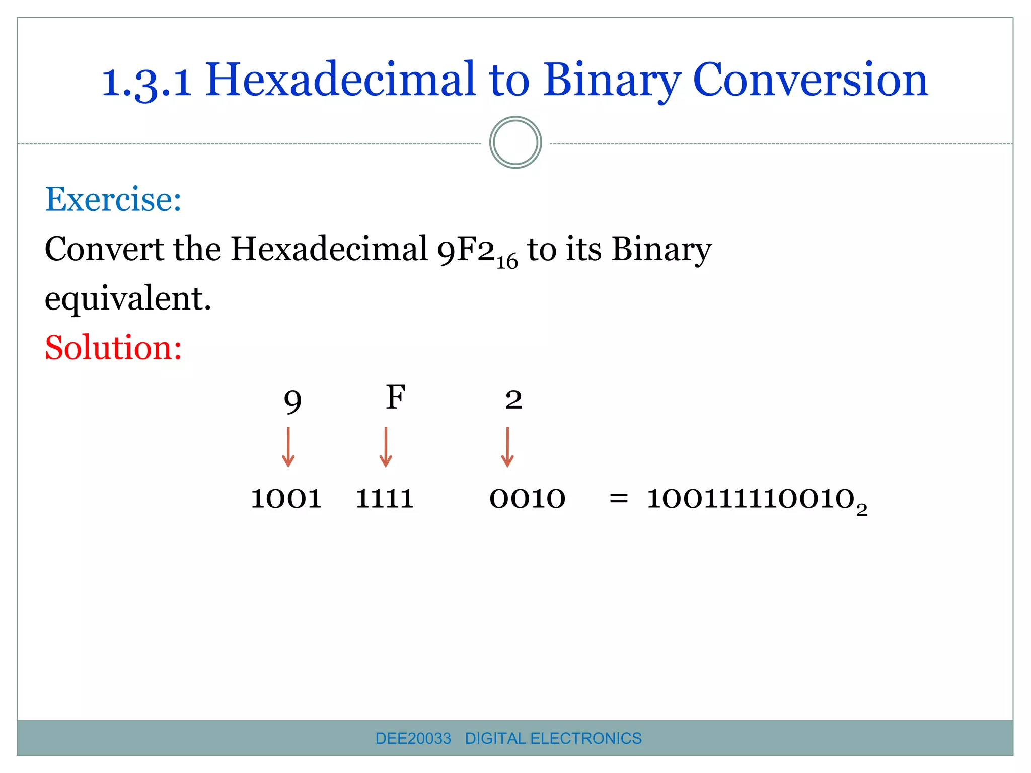 Chapter 1 number and code system sss | PPT
