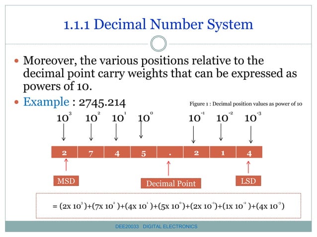 Chapter 1 number and code system sss | PPT