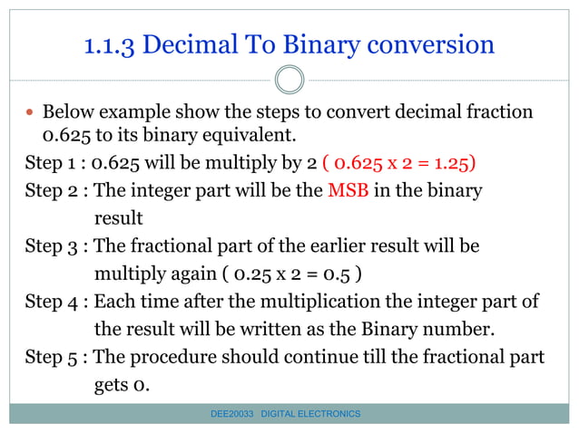 Chapter 1 number and code system sss | PPT