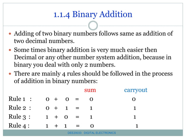 Chapter 1 number and code system sss | PPT