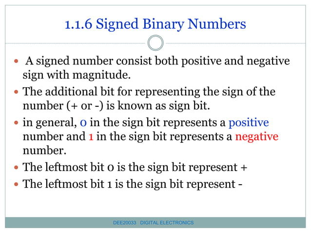 Chapter 1 number and code system sss | PPT