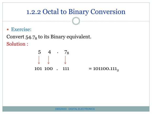 Chapter 1 number and code system sss | PPT