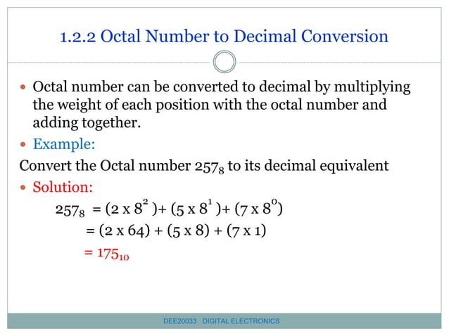 Chapter 1 number and code system sss | PPT